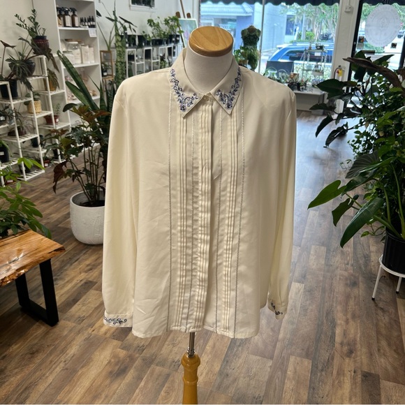 Koret | Tops | Vintage Koret Embellished Blouse | Poshmark